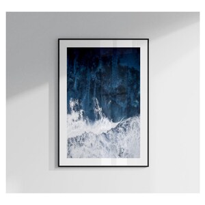 SET OF 3 Beach Prints, Navy Blue Ocean Photography, Nautical Wall Art ...