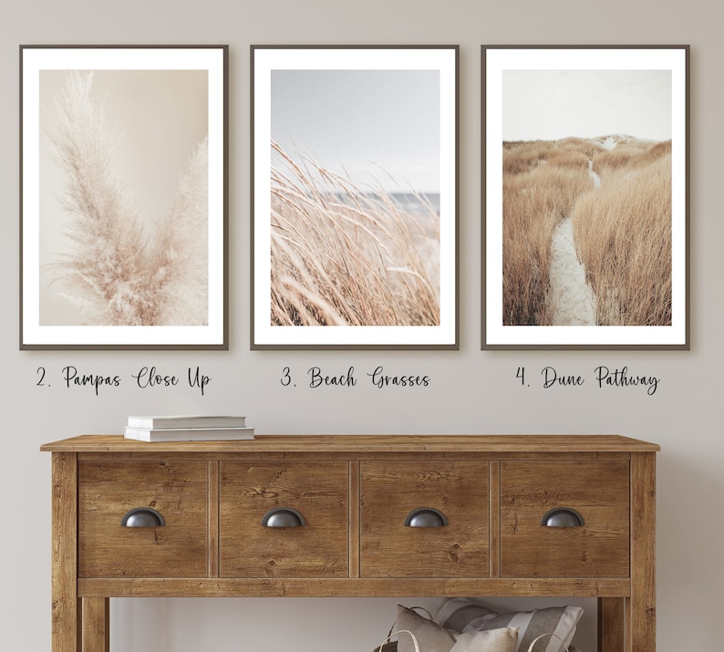 Beige Prints Beige Wall Art Beach Prints Floral Print - Etsy UK