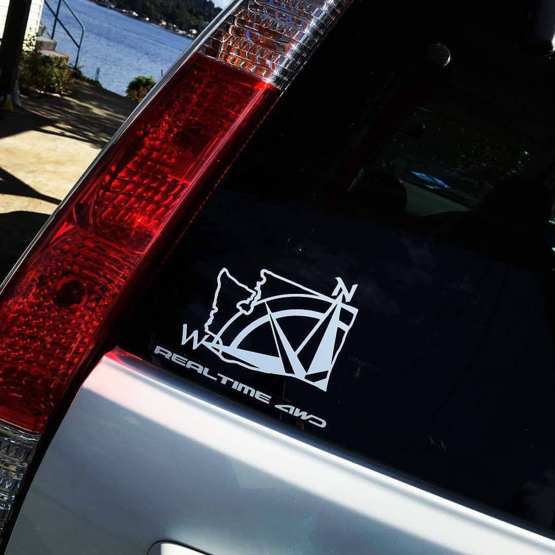 Washington NW Compass Decal - Etsy