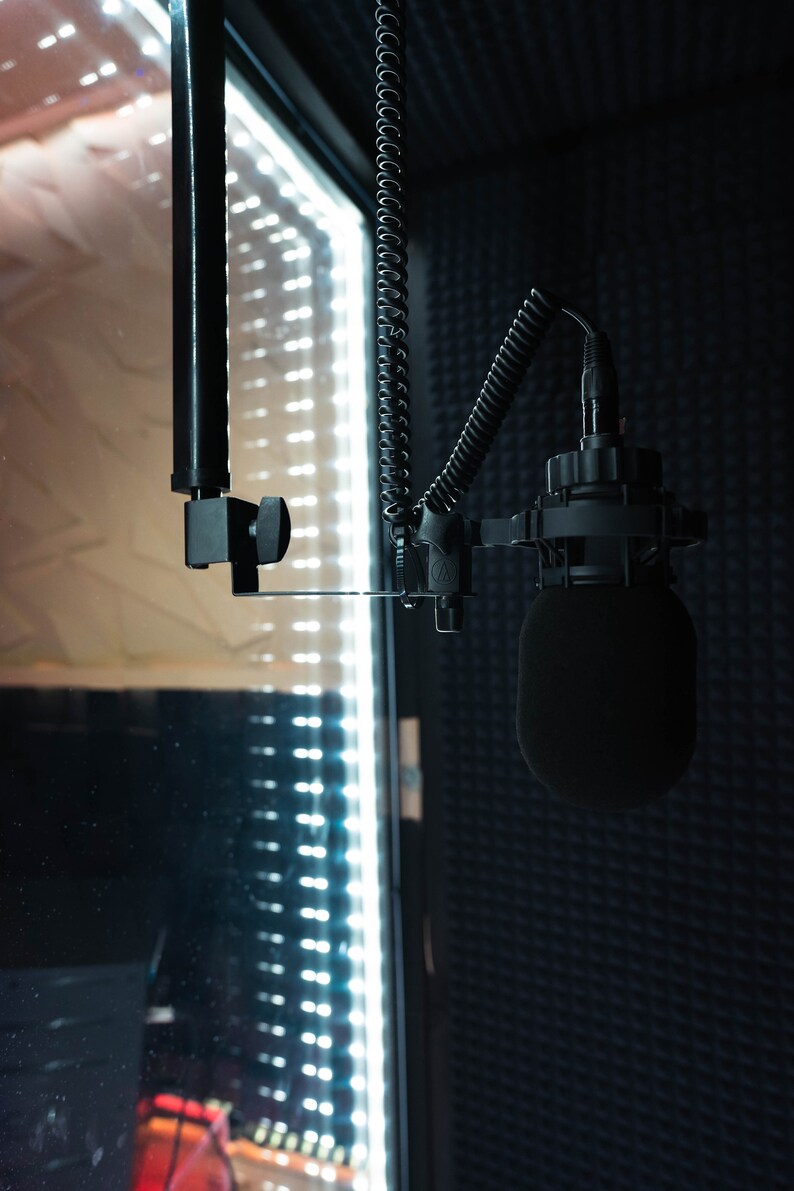 Adjustable Microphone Lift With Remote Control Ceiling - Etsy