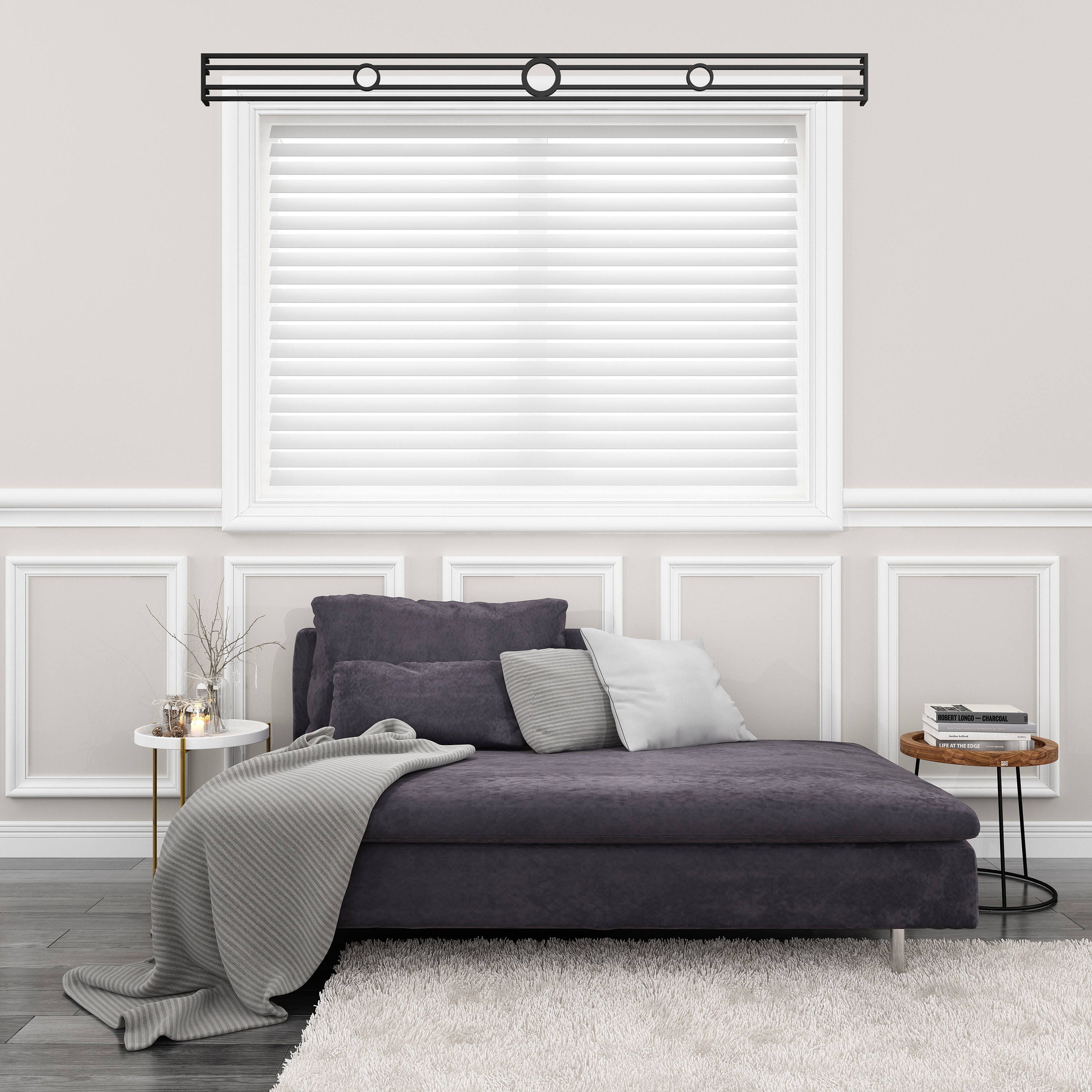 Custom Metal Window Valance, Metal Window Treatments, Metal Window ...