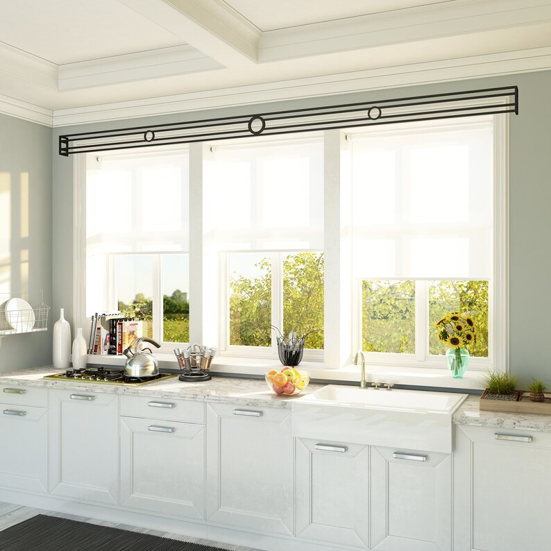 Custom Metal Window Valance, Metal Window Treatments, Metal Window ...