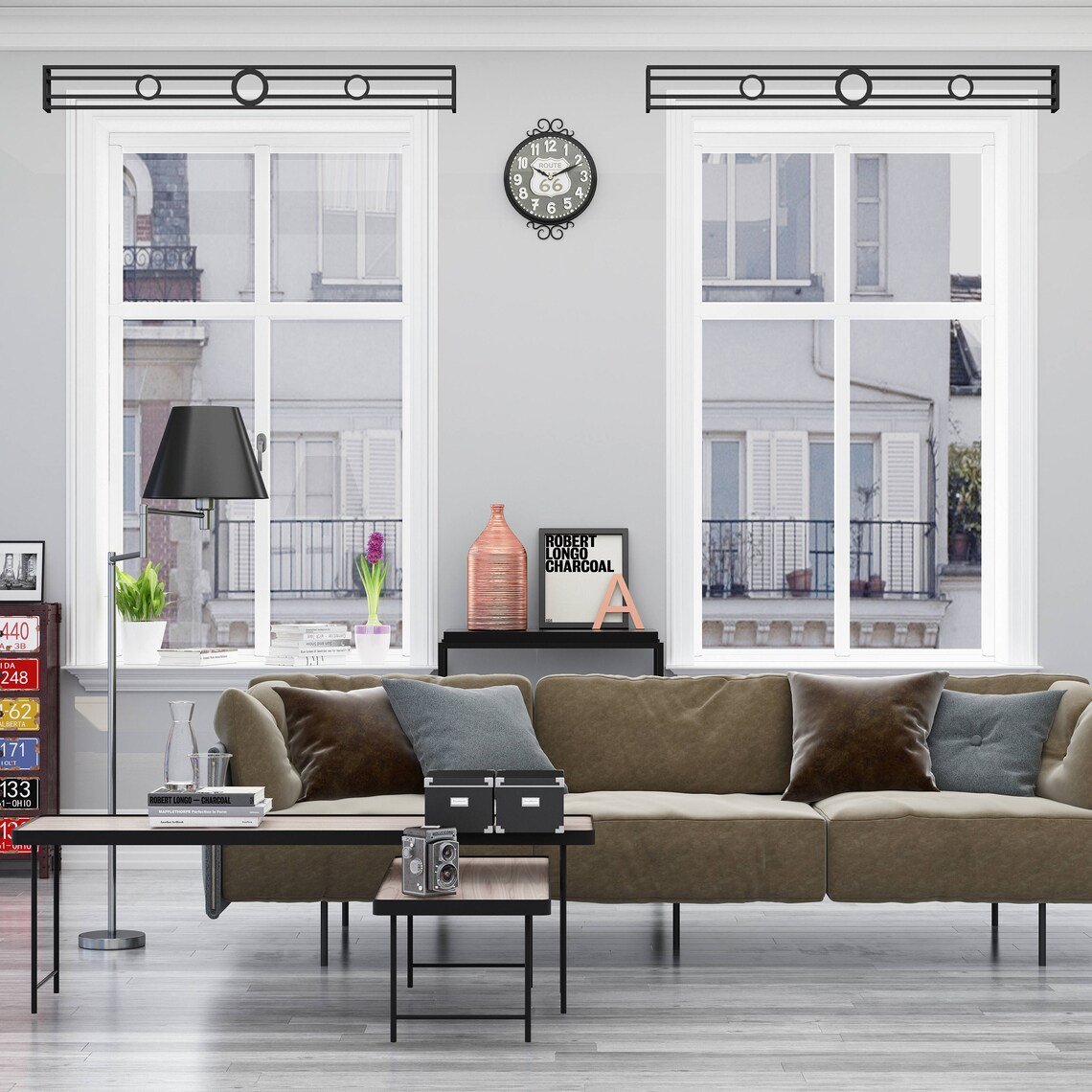 Custom Metal Window Valance, Metal Window Treatments, Metal Window ...