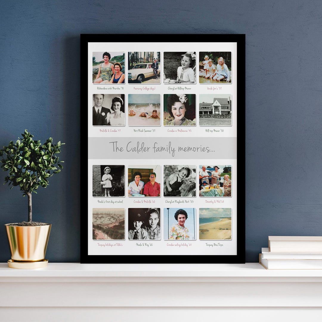 Personalised Past Memories Photo Collage | Photo Collage | Photo ...