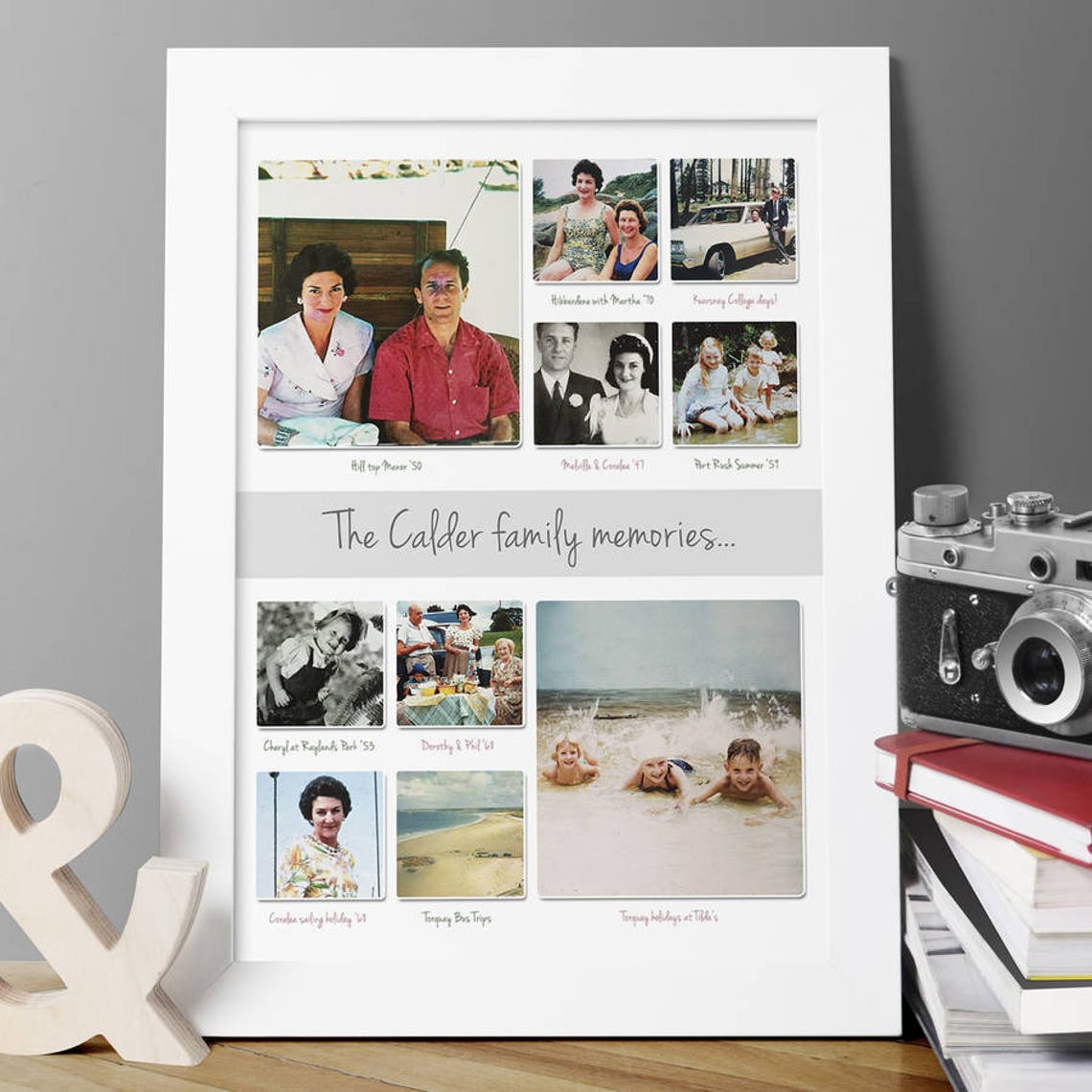 Personalised Past Memories Photo Collage | Etsy