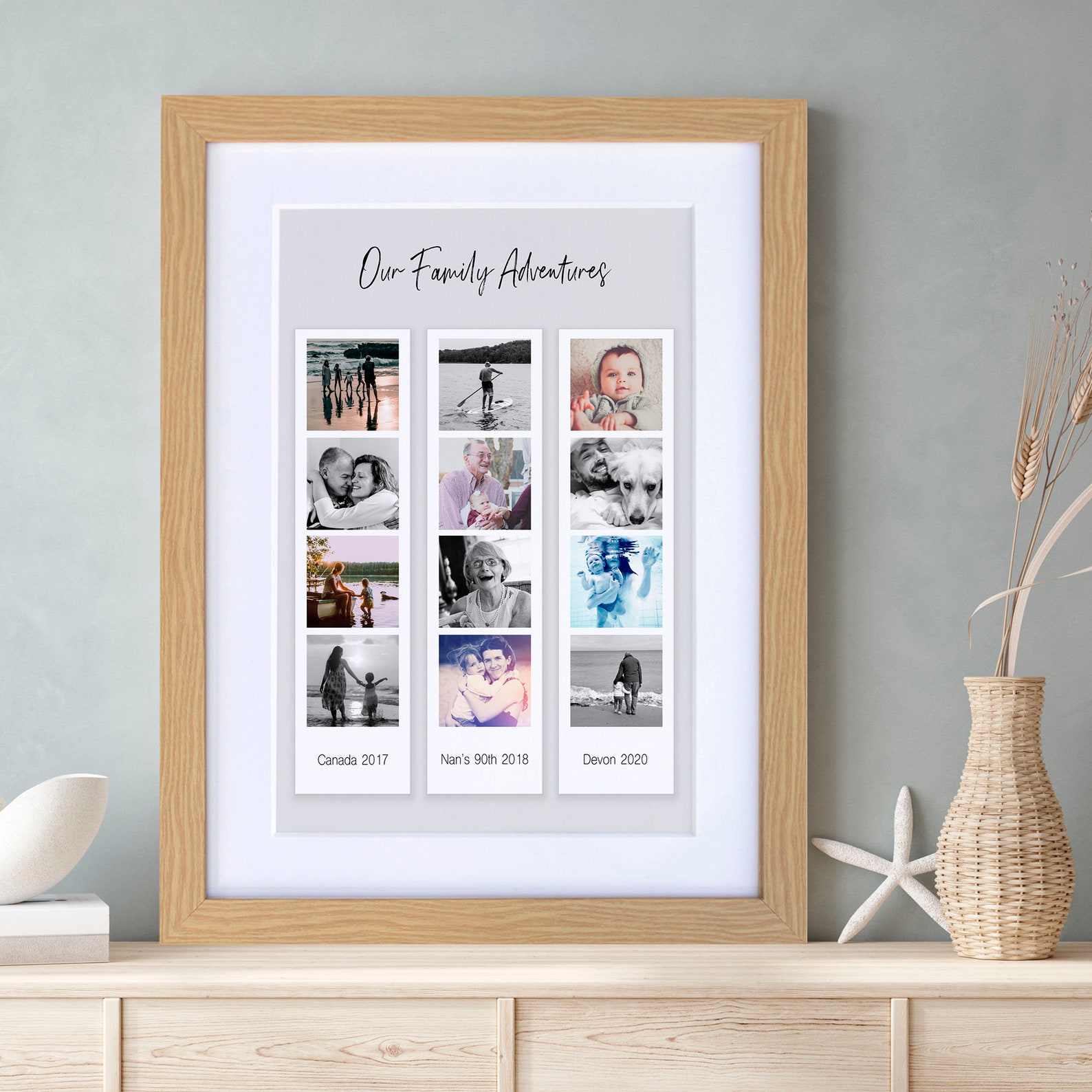 Personalised Photo Booth Style Photo Collage - Etsy