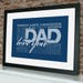 Personalised Dad Word Art Print - Etsy