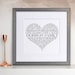 Personalised Heart Family Word Art Digital File - Etsy