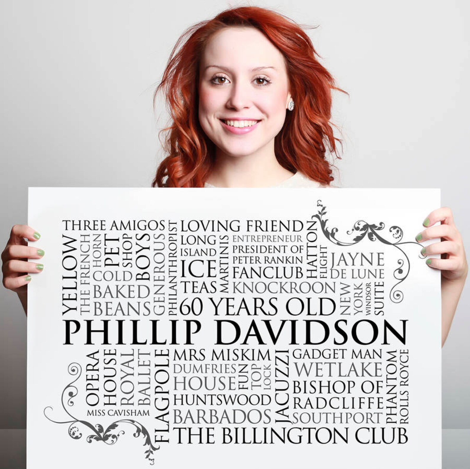 Personalised Word Art for One Digital File - Etsy