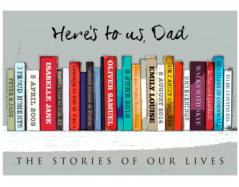 Personalised Book 'family' Edition Digital File - Etsy