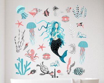 Sea Nymph Decal - Etsy