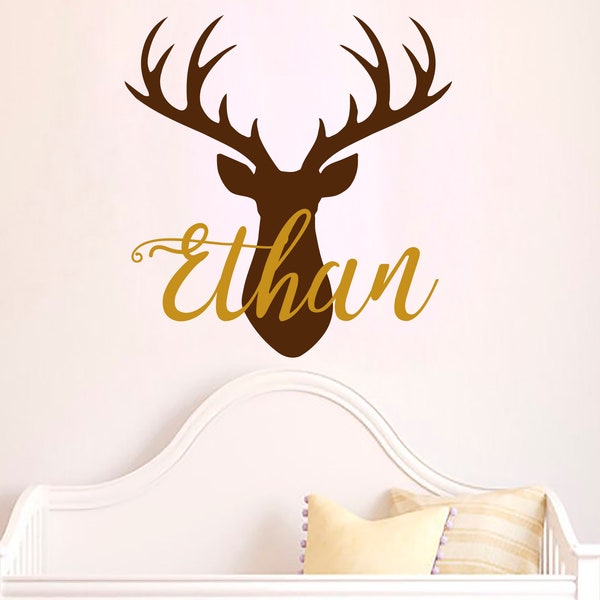 Deer Antler Decal - Etsy