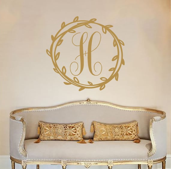 Monogram Decal For Wall