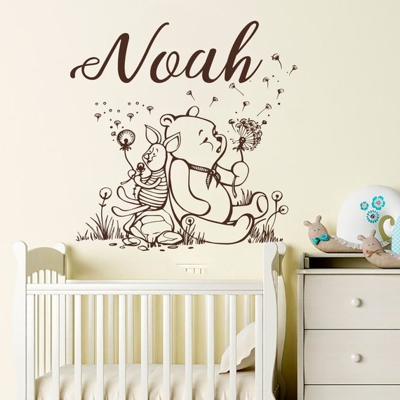 Custom Name Wall Decals Nursery Wall Decal Dandelion Vinyl | Etsy