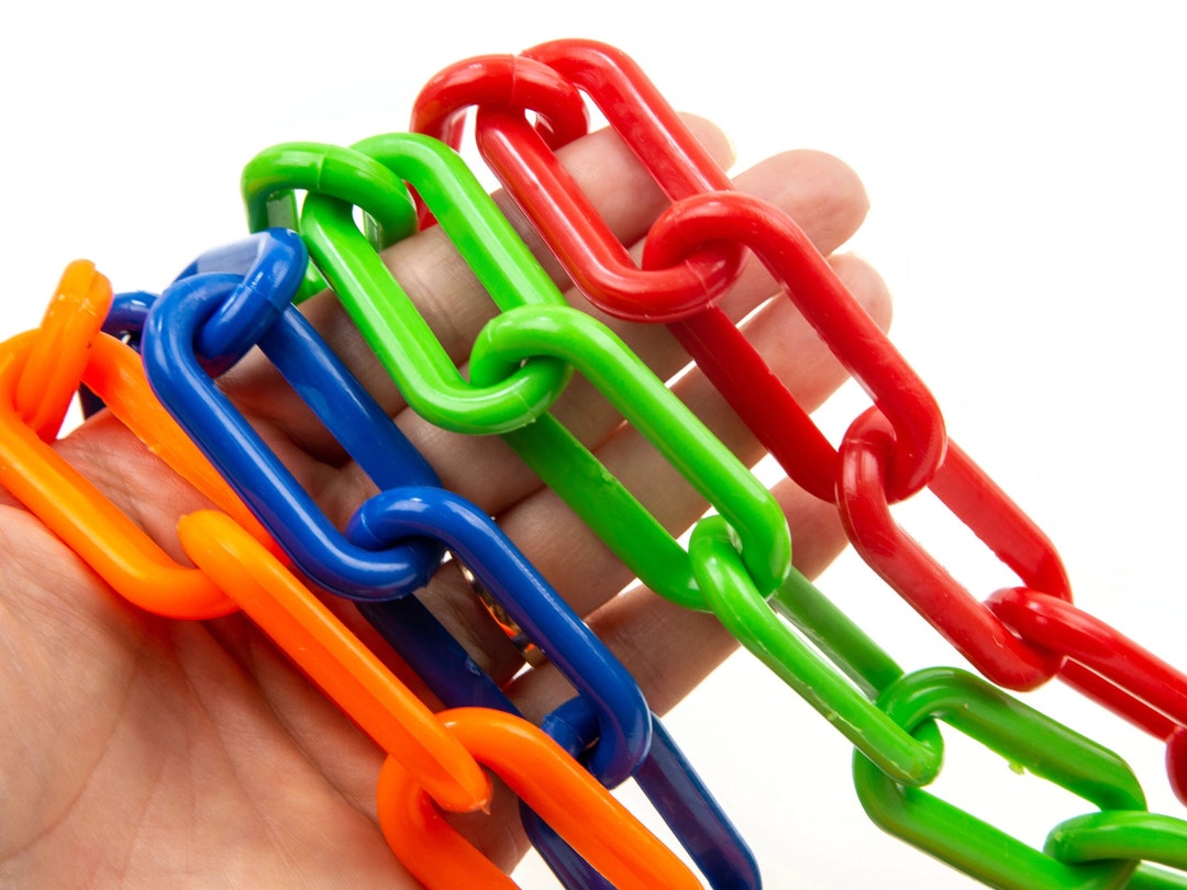 2 Plastic Chain 8 Mm Thick 2 Links sold in - Etsy