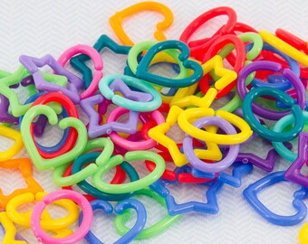 Approx 200 Mini Plastic Links 44g - Etsy