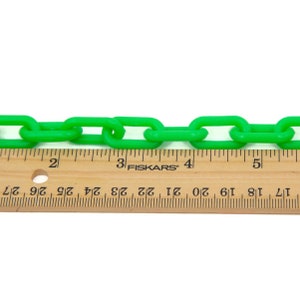 1" Link Plastic Chain, 4 Mm Thick, (10 Feet) - Craft Chain for Sugar ...