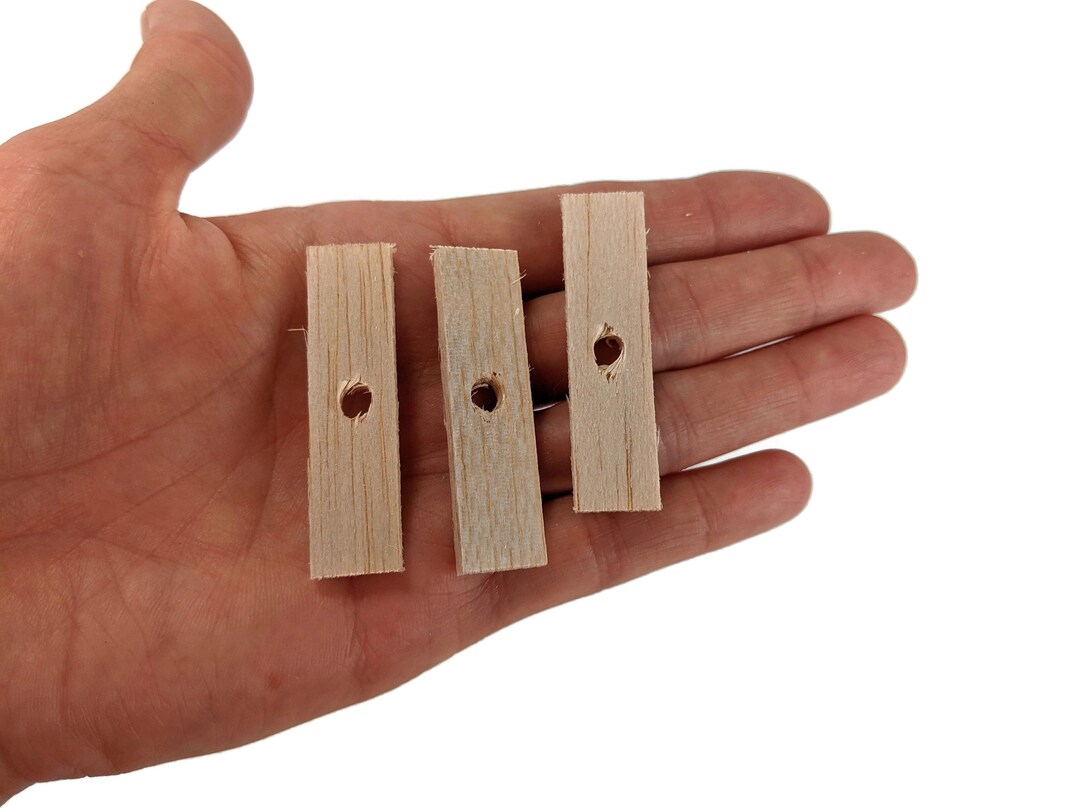 Natural Super Thin Balsa Slats Bundle Bird Toy Parts for Little Birds ...
