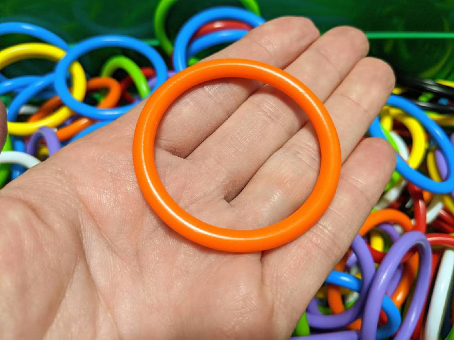Plastic Rings 2 Inch - Set of 100 - Bird Toy Part, Sugar Glider Toy ...