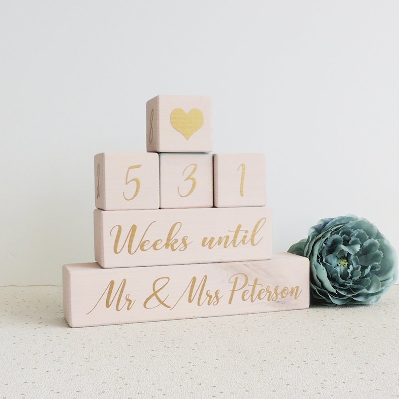 Countdown Blocks - Etsy