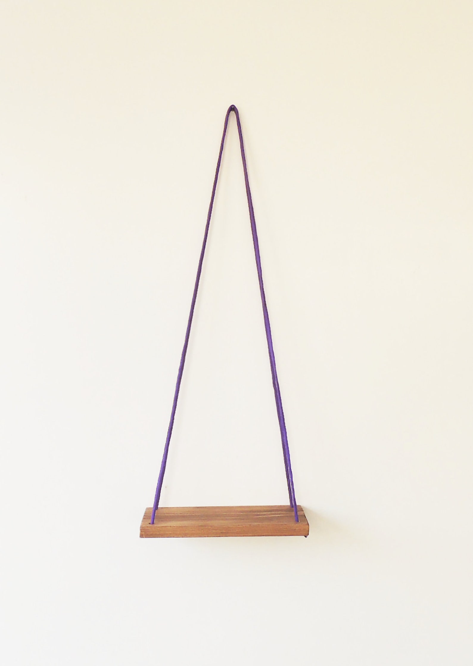 Purple Shelves Hanging Shelf Small Shelving Gallery Wall | Etsy