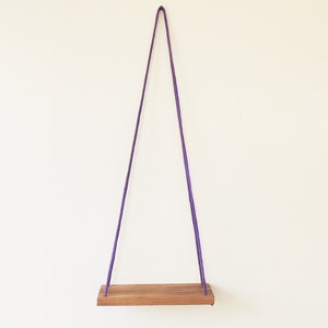 Purple Shelves, Hanging Shelf, Small Shelving, Gallery Wall Pieces ...