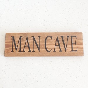 Man Cave Sign, Fathers Day Gift, Present for Him, Wooden Shed Sign ...