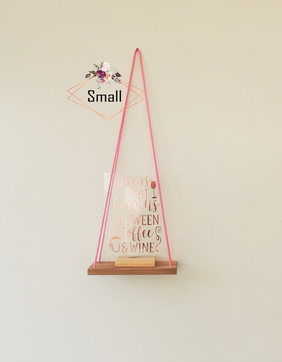 Dorm Decor Floating Shelf Pink Accent Nursery Decoration | Etsy