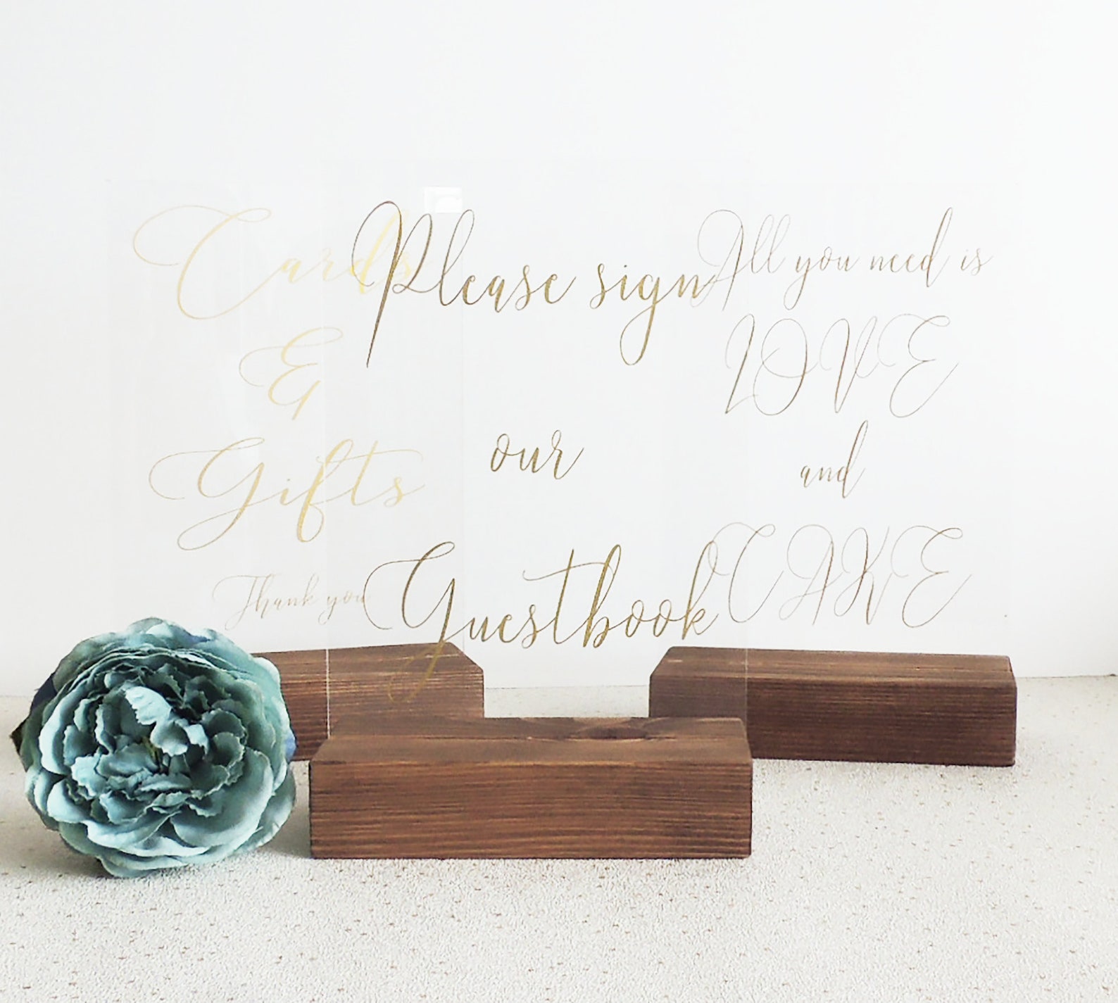 A4 / A5 Acrylic holders x 3 acrylic stand table name | Etsy