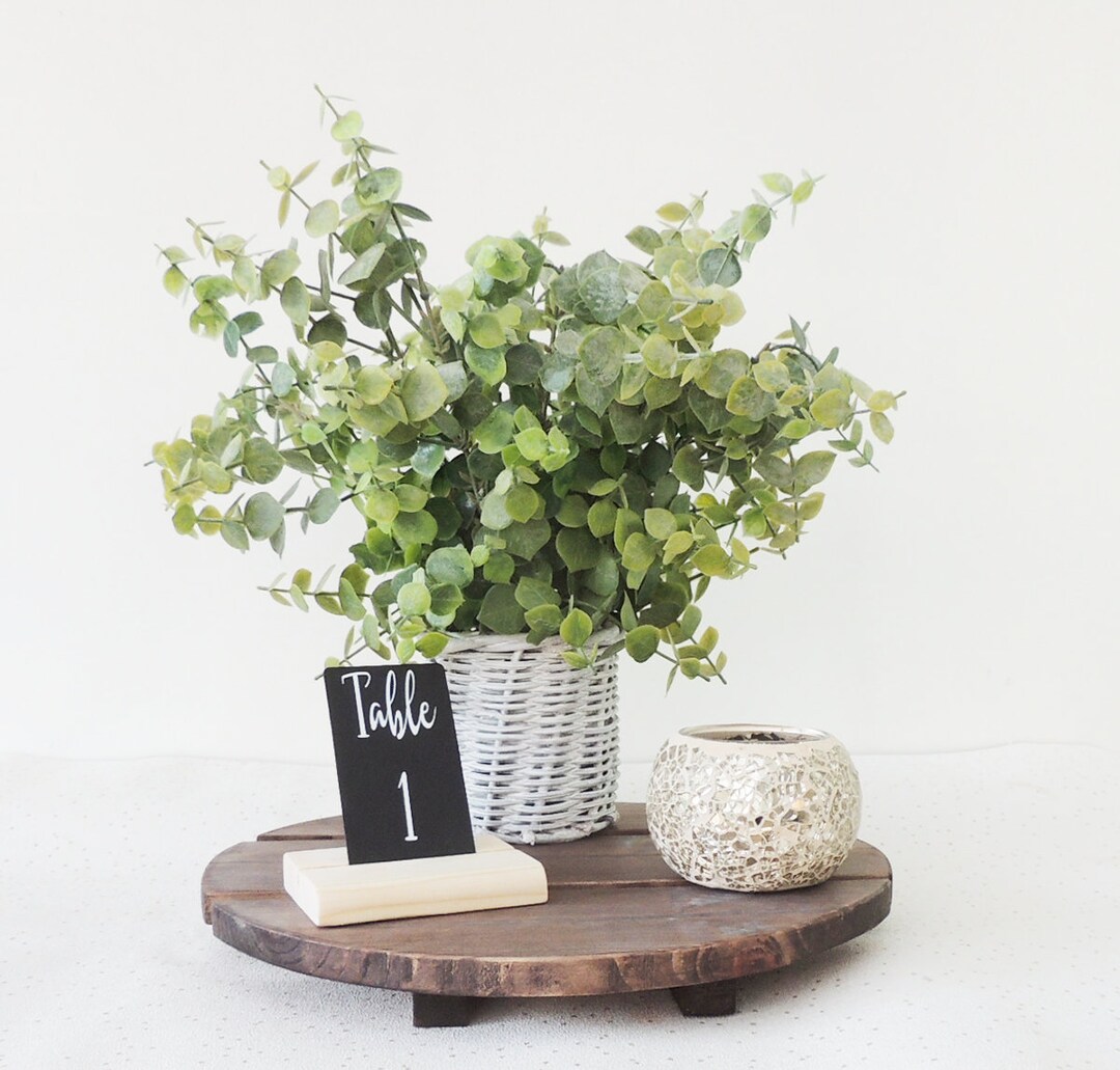 Wedding Centrepiece, Alternative Log Slice, Wooden Table Display, Barn ...