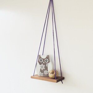 Purple Shelves, Hanging Shelf, Small Shelving, Gallery Wall Pieces ...