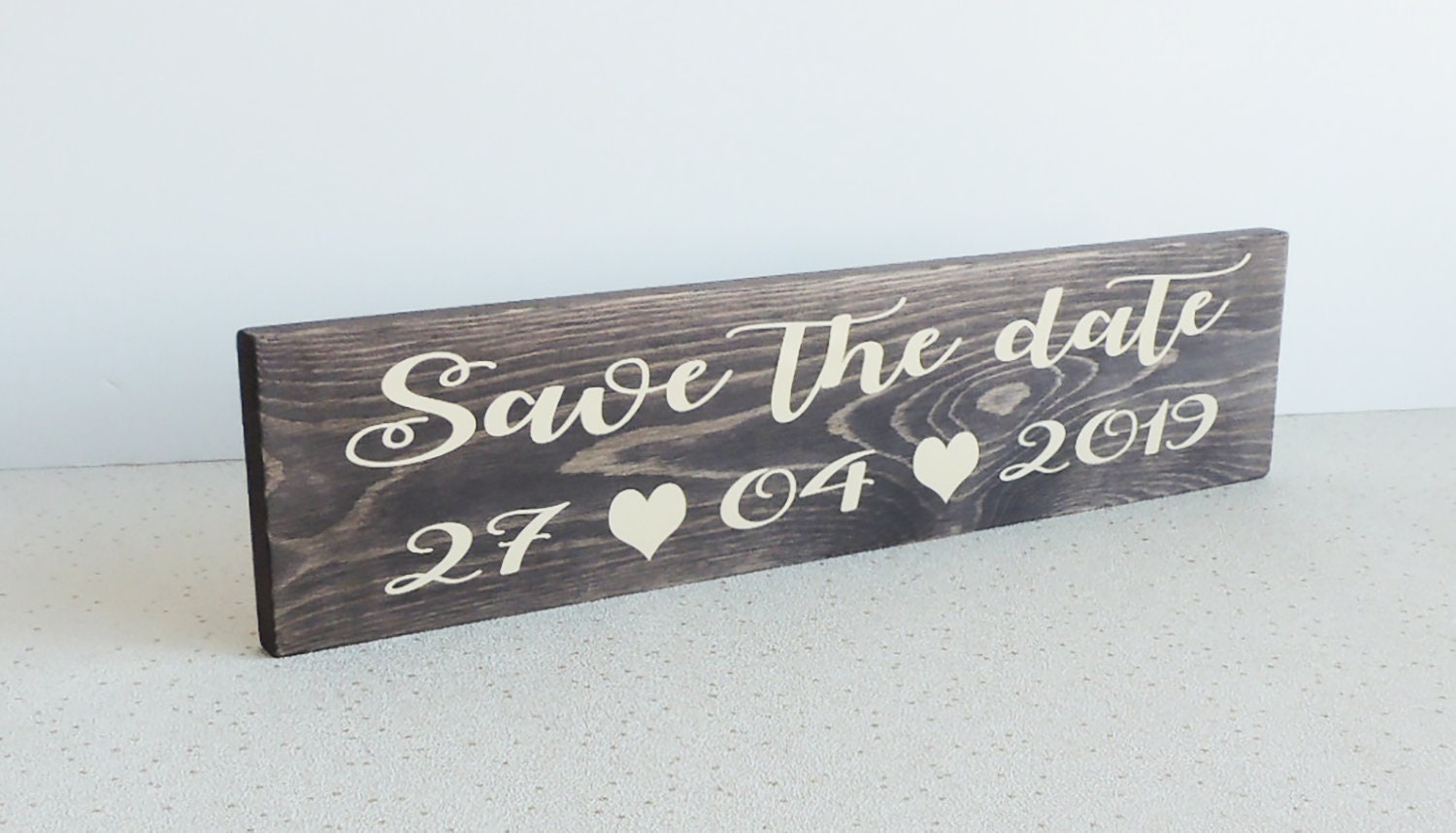 Save the Date Sign Personalised Wedding Plaque Engagement - Etsy