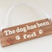 Dog Fed Sign Wooden Dog Sign Hanging Sign Kitchen Plaque - Etsy