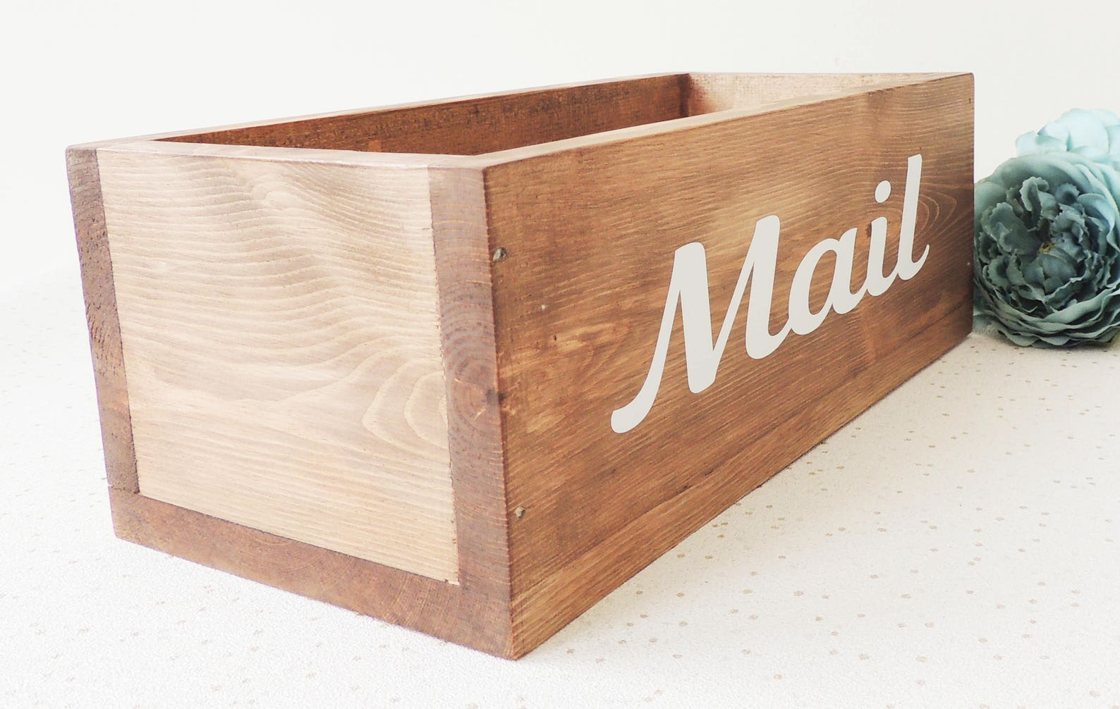Letter Holder Wooden Letter Rack Mail Box Post Tray Hall - Etsy
