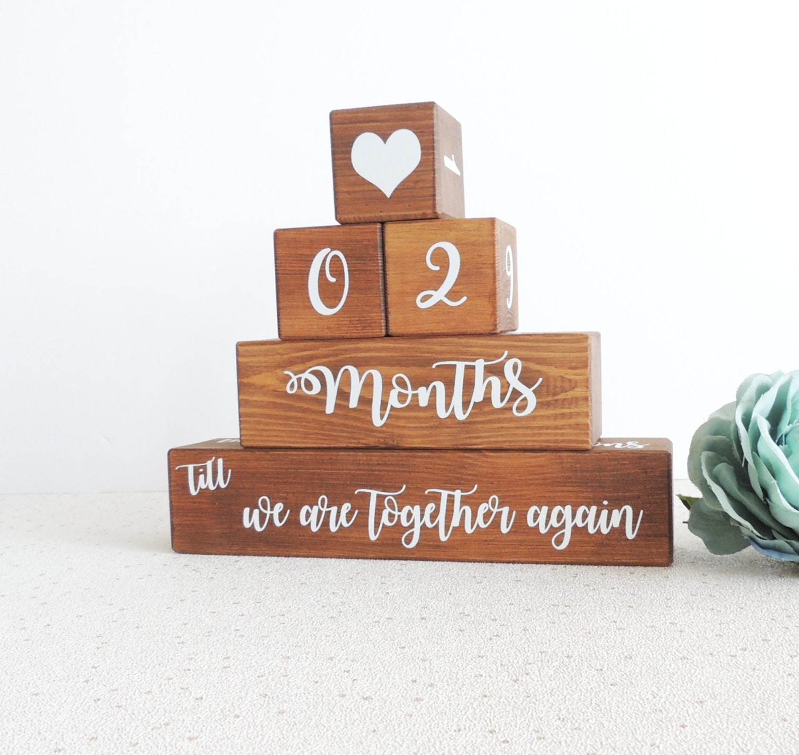 Back Together Countdown Long Distance Partner Travelling - Etsy