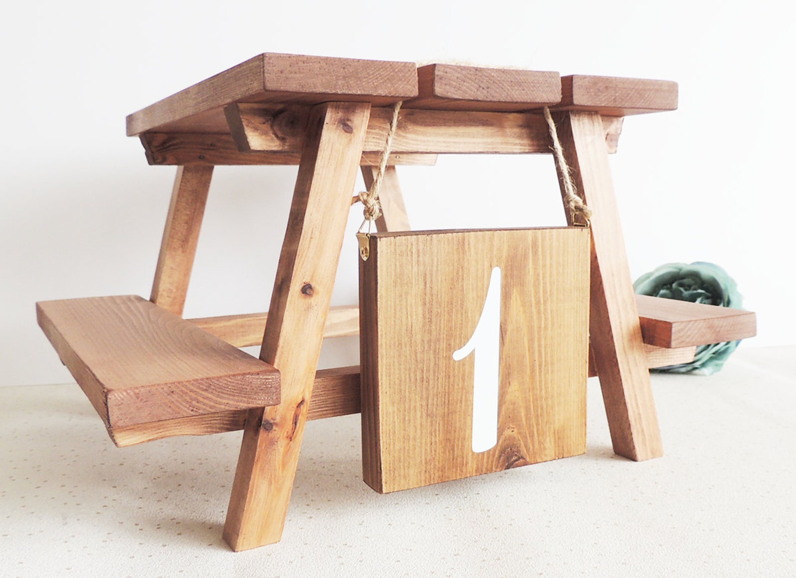 Hanging Table Number Wedding Table Rustic Wedding Decor | Etsy