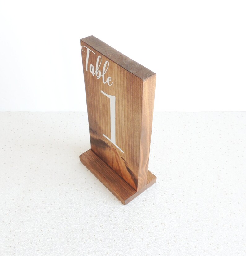 Large Table Numbers Freestanding Numbers Wedding Table | Etsy UK
