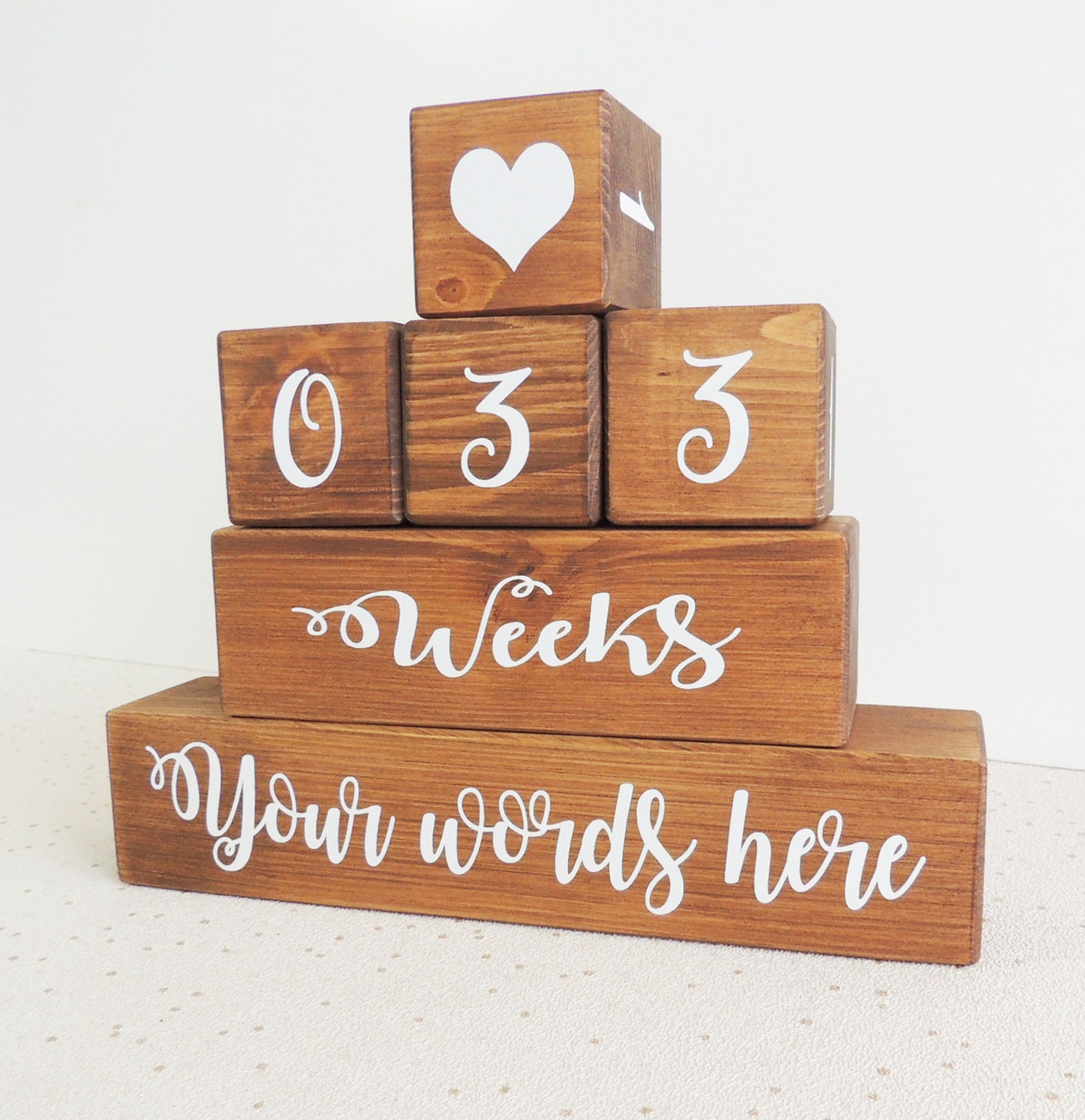 Countdown To Days Until Custom Made Countdown Wooden | Etsy