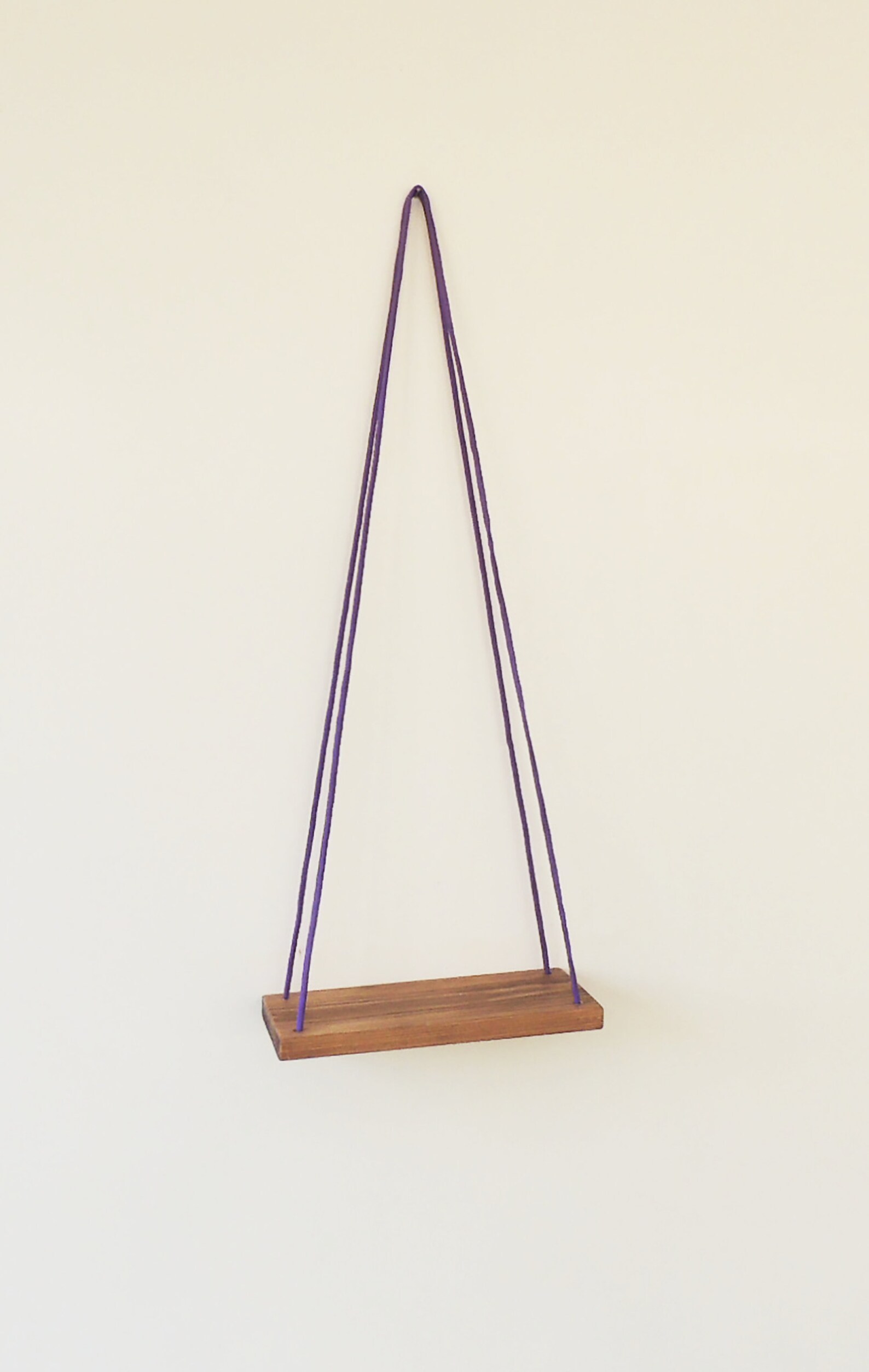 Purple Shelves Hanging Shelf Small Shelving Gallery Wall | Etsy