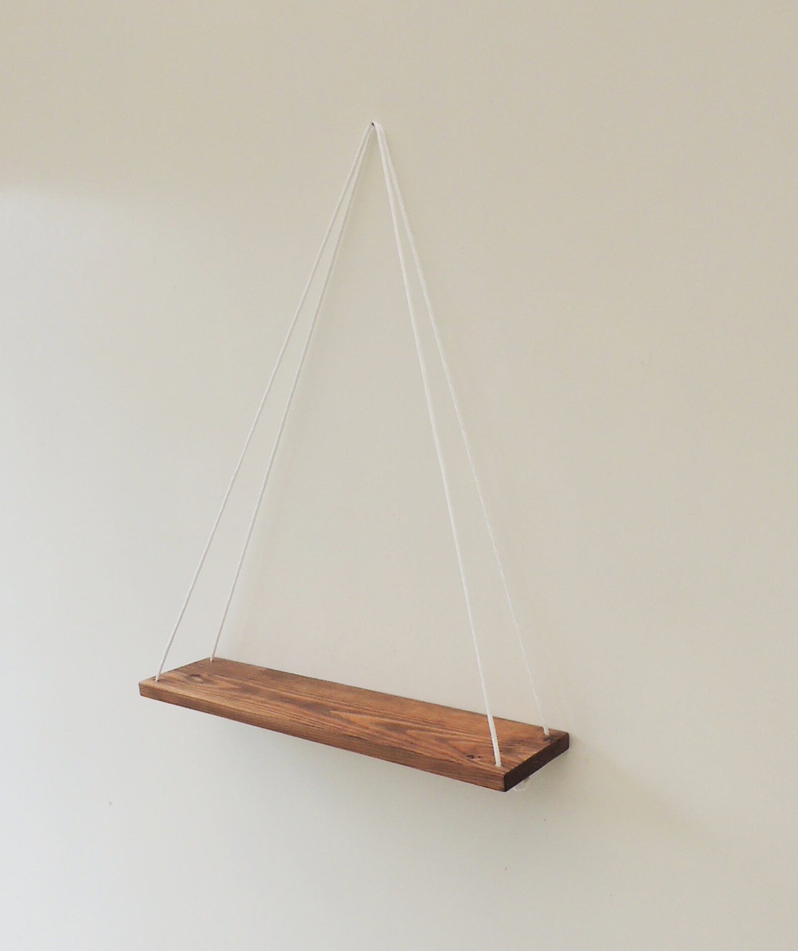 White Rope Shelf String Shelves Modern Decor Wall Shelving | Etsy