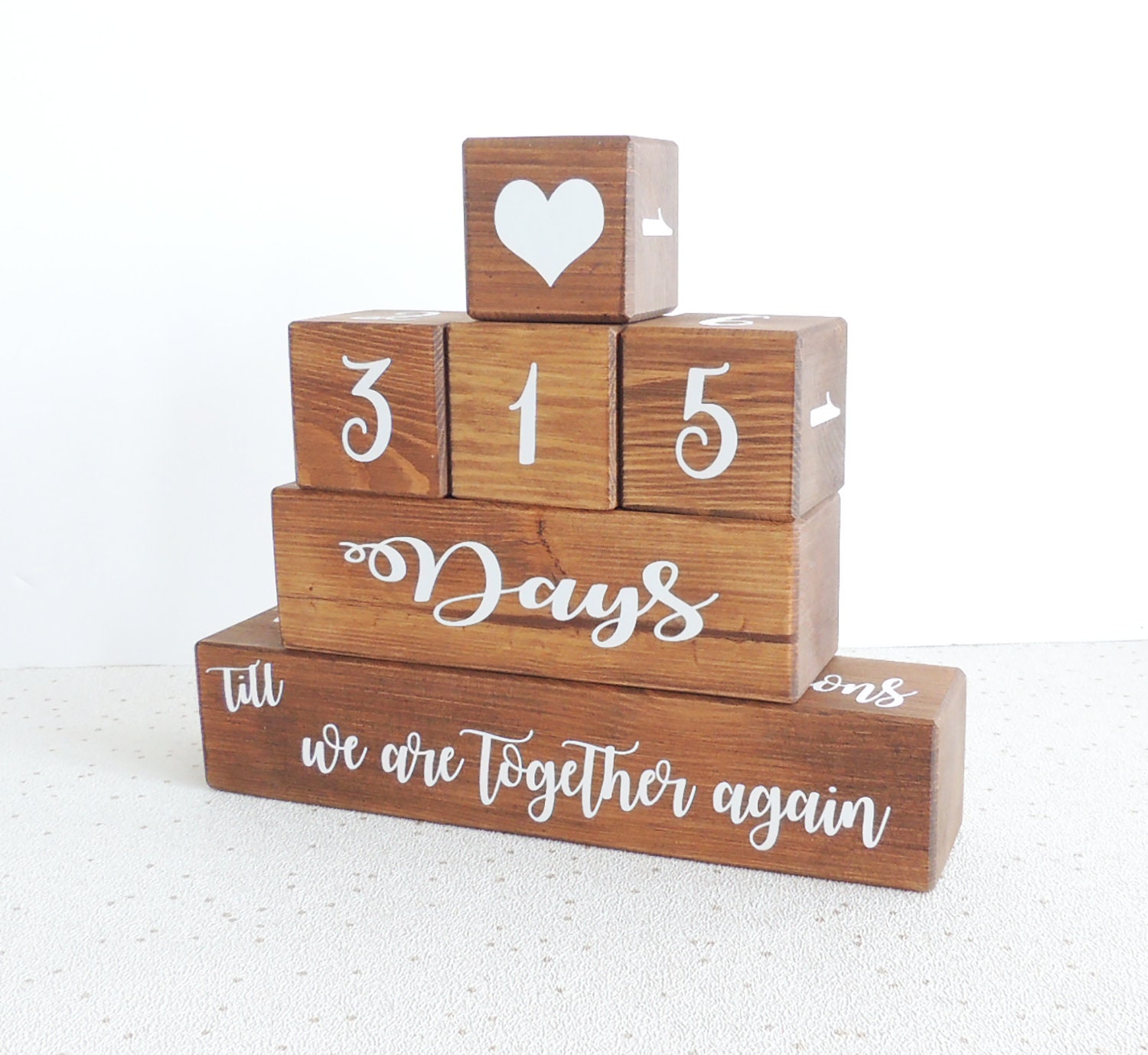 Back Together Countdown Long Distance Partner Travelling - Etsy