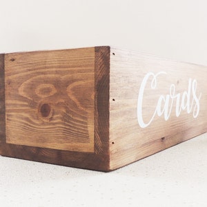 Wedding Card Box, Rustic Wedding Decor, Wedding Card Holder, Card Box ...