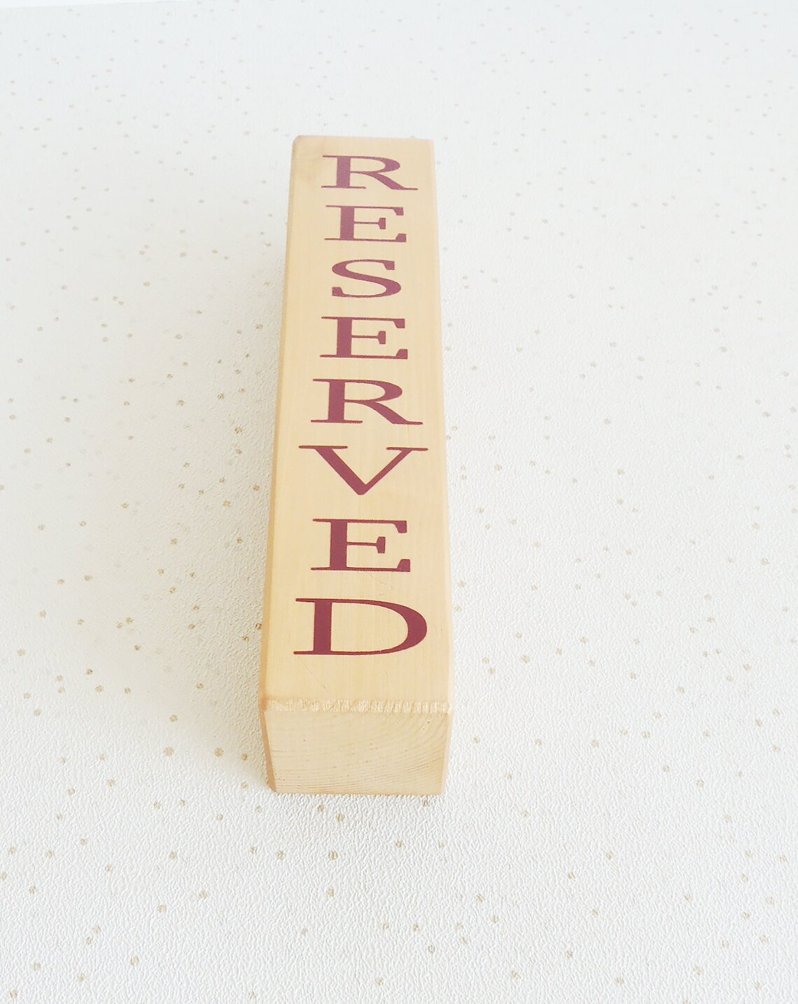 Reserved Sign Table Reservation Wedding Reserved Sign Seat - Etsy