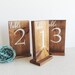 Large Table Numbers Freestanding Numbers Wedding Table - Etsy