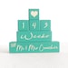 Wedding Countdown Blocks, Days Until We Get Married, One Year Countdown ...