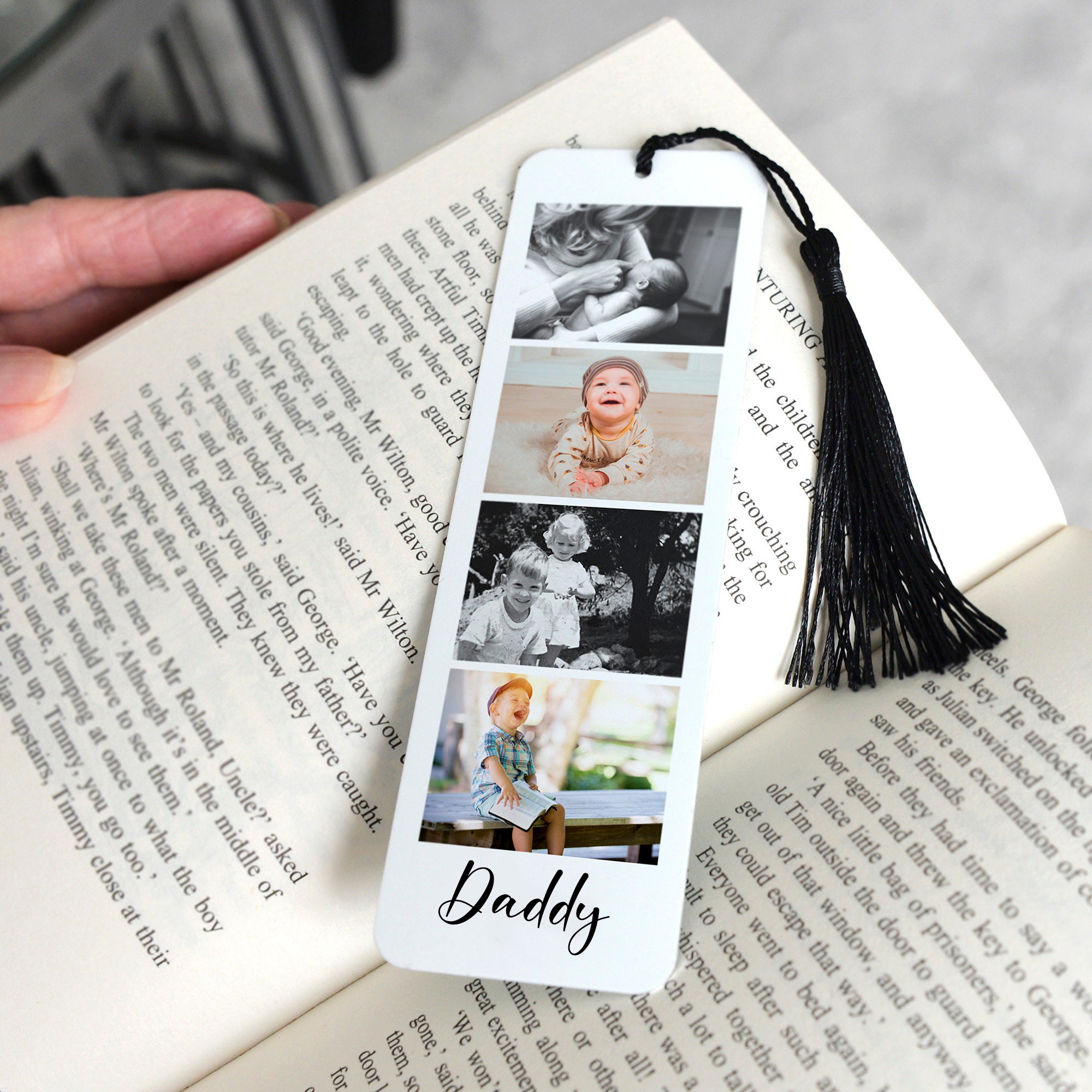 Personalised Aluminium Metal Photo Booth Bookmark - Etsy
