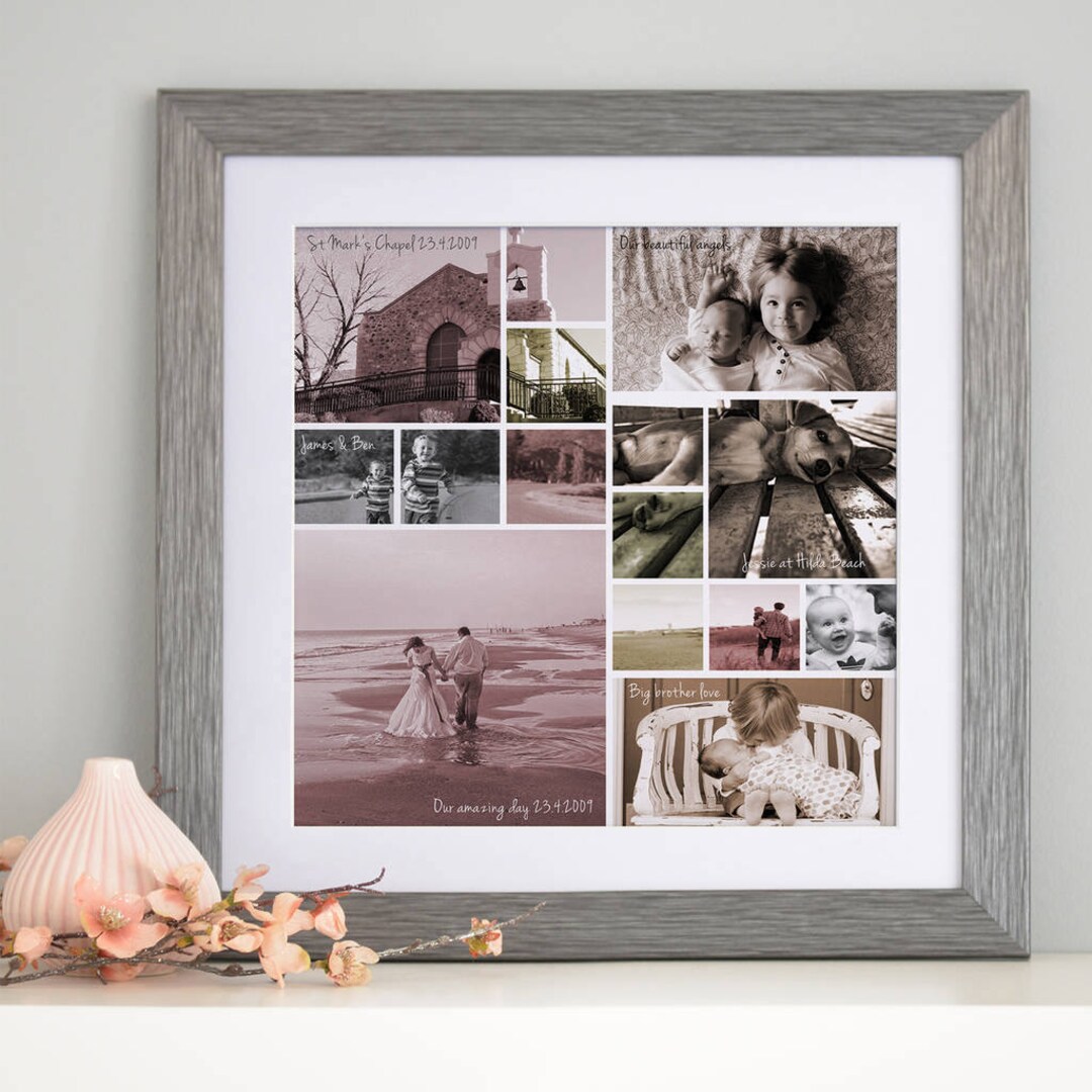 Personalised Photo Collage Montage - Etsy