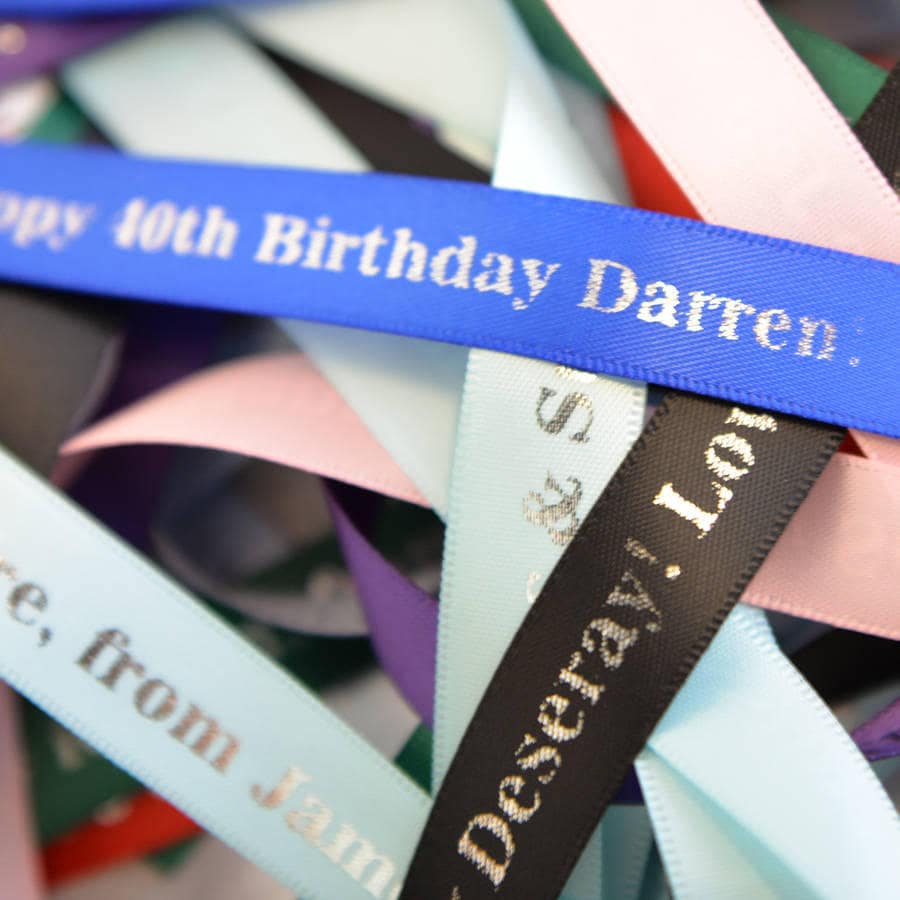 Personalised Birthday Ribbon - Etsy UK