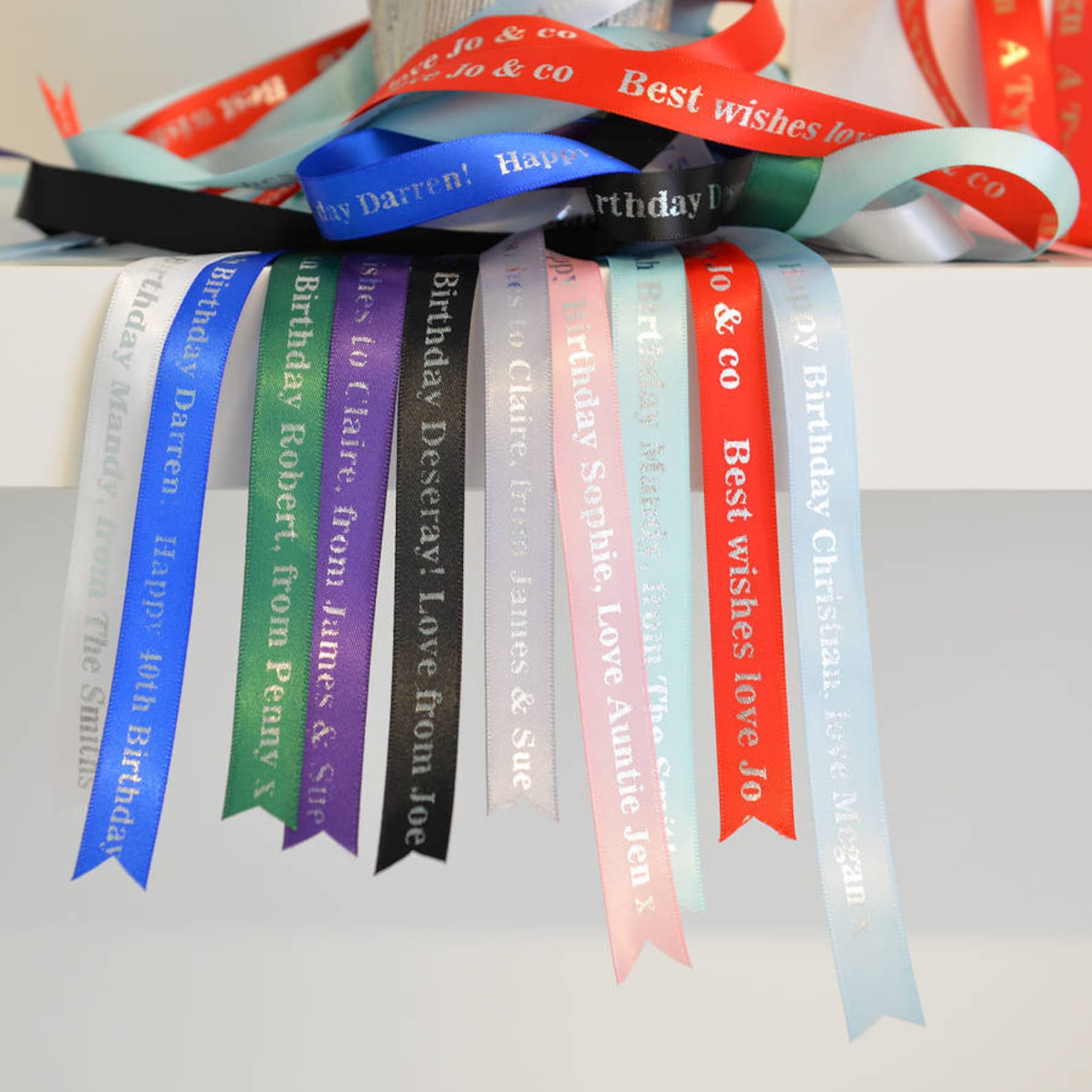 Personalised Birthday Ribbon - Etsy UK