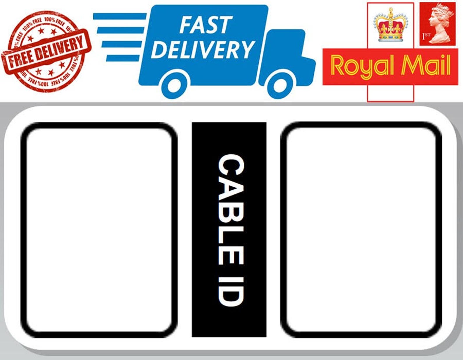 Cable ID Labels to Organise Wires Self Adhesive Identification - Etsy